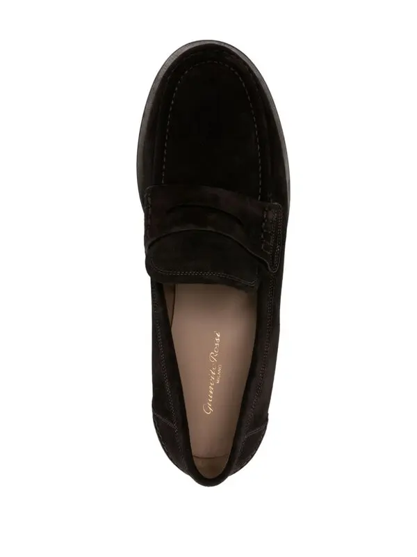 GIANVITO ROSSI Michael Suede Loafers
