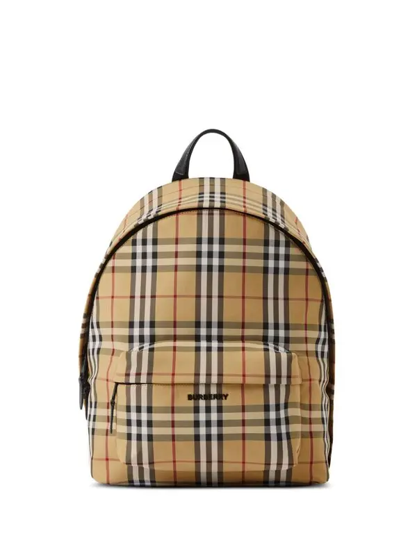 Burberry Vintage Check Backpack - Brown