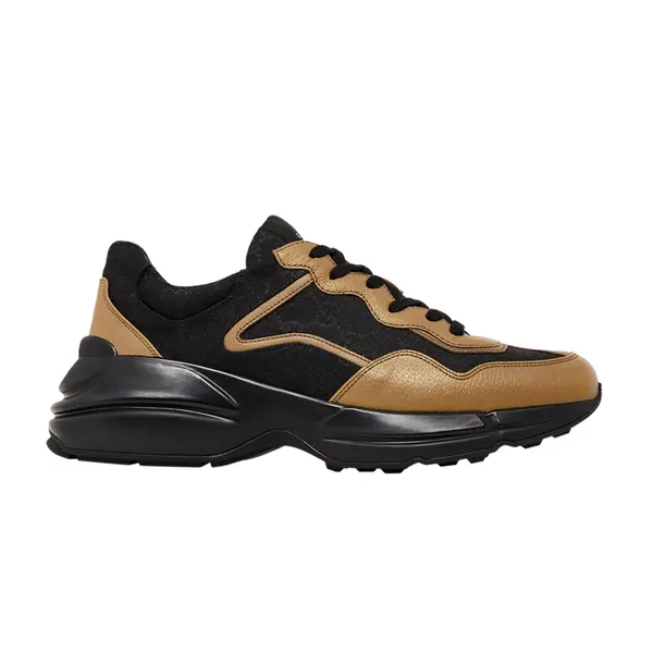 Gucci Rhyton Maxi Gg Supreme Sneakers - Black