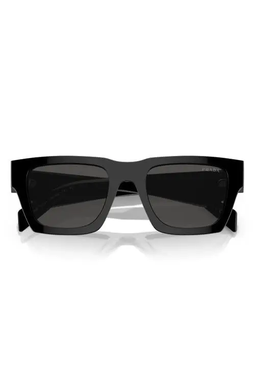 Prada 50mm Pillow Sunglasses - Black