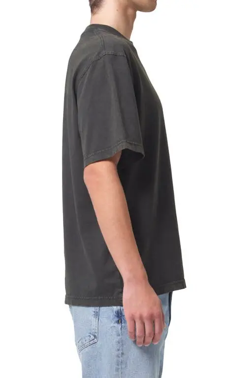 AGOLDE Asha Oversize Mock Neck T-shirt - Fracture