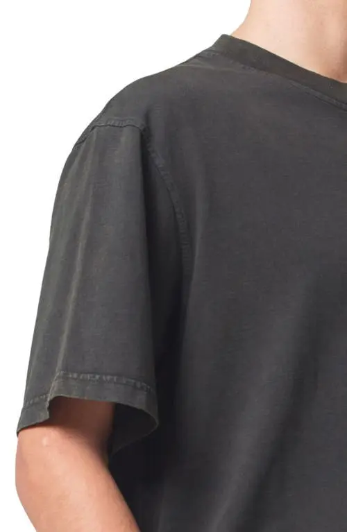 AGOLDE Asha Oversize Mock Neck T-shirt - Fracture