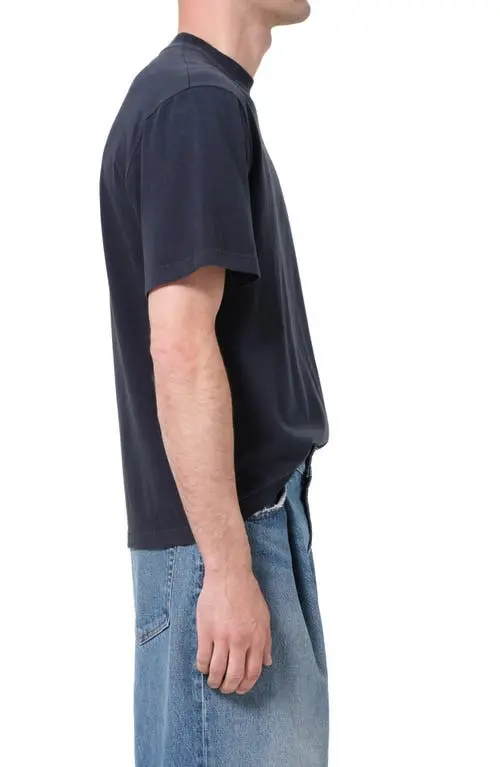 AGOLDE Asha Oversize Mock Neck T-shirt - Lyon