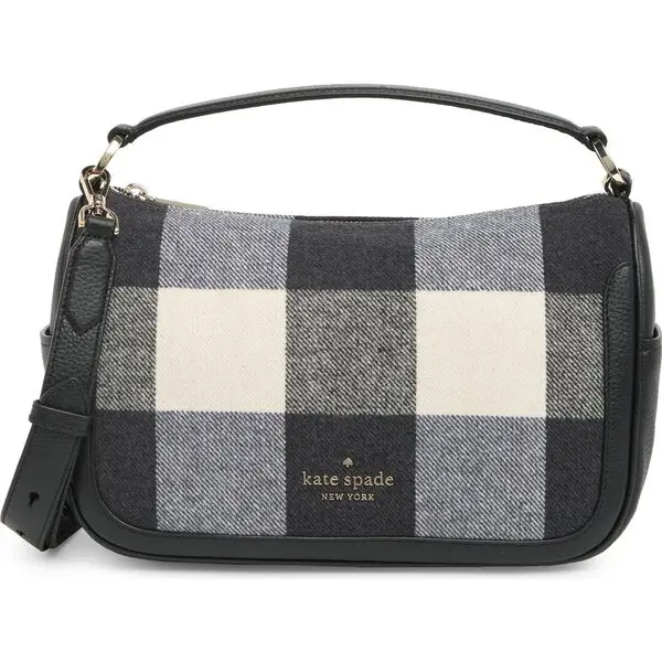 Kate Spade New York Smoosh Check Crossbody Bag