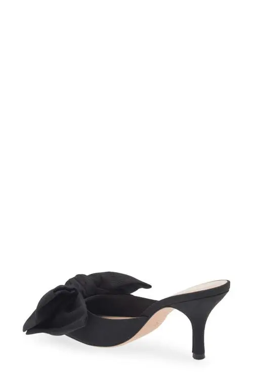 LOEFFLER RANDALL Margot Knotted Bow Mules - Black