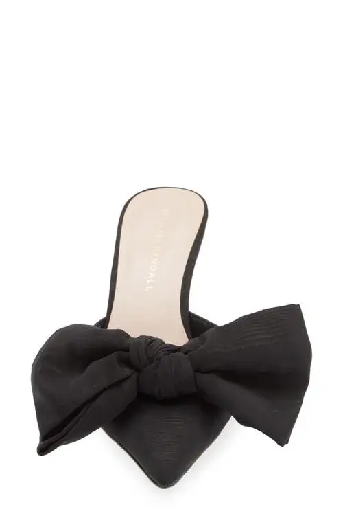 LOEFFLER RANDALL Margot Knotted Bow Mules - Black