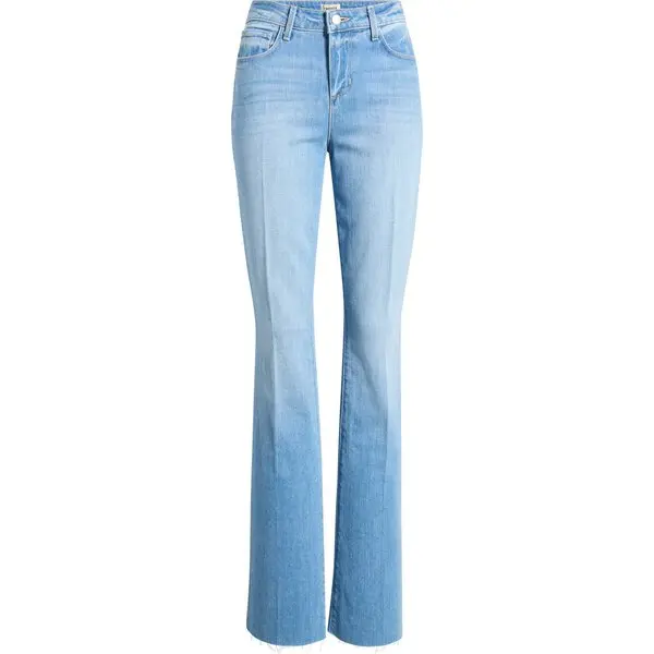 L'Agence Ruth Straight Leg Jeans - Pacific