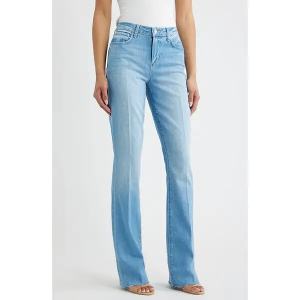 L'Agence Ruth Straight Leg Jeans - Pacific
