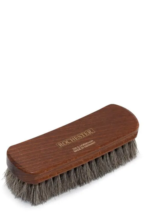 ROCHESTER Travel Shoe Brush - Brown