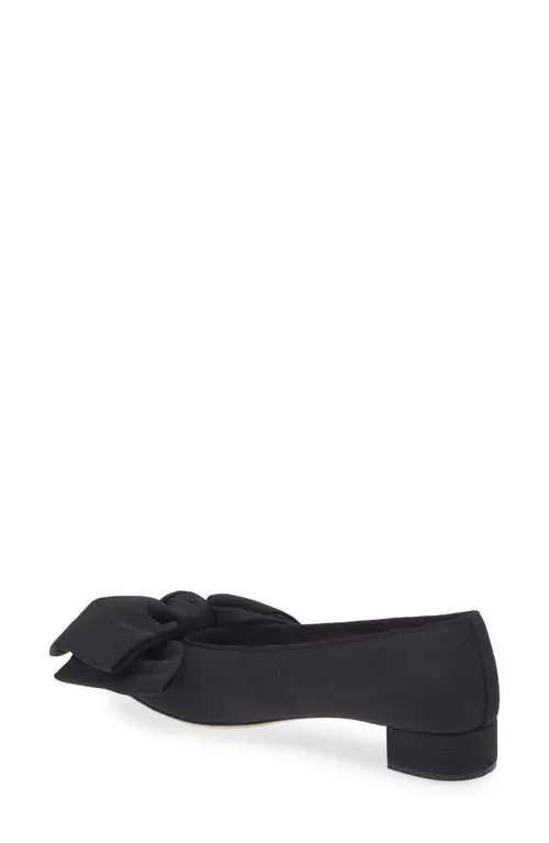 LOEFFLER RANDALL Noa Bow Block Heel Pumps - Black