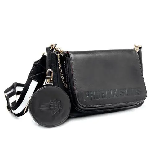 LUSSO Phoenix Suns Rianna Multi Pouchette Bag - Black