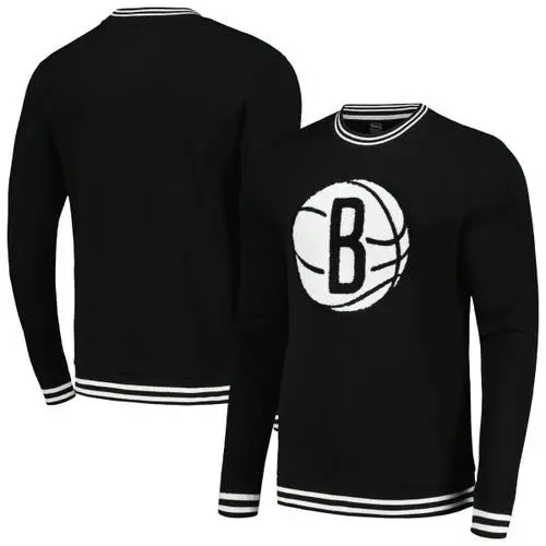 STADIUM ESSENTIALS Brooklyn Nets Club Level Pullover Sweatshirt