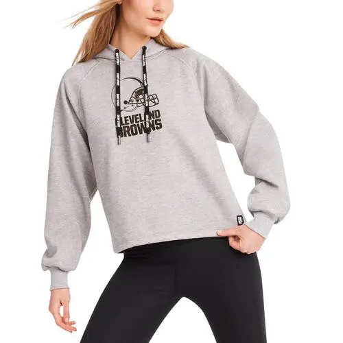Dkny Cleveland Browns Pullover Hoodie - Heather Gray