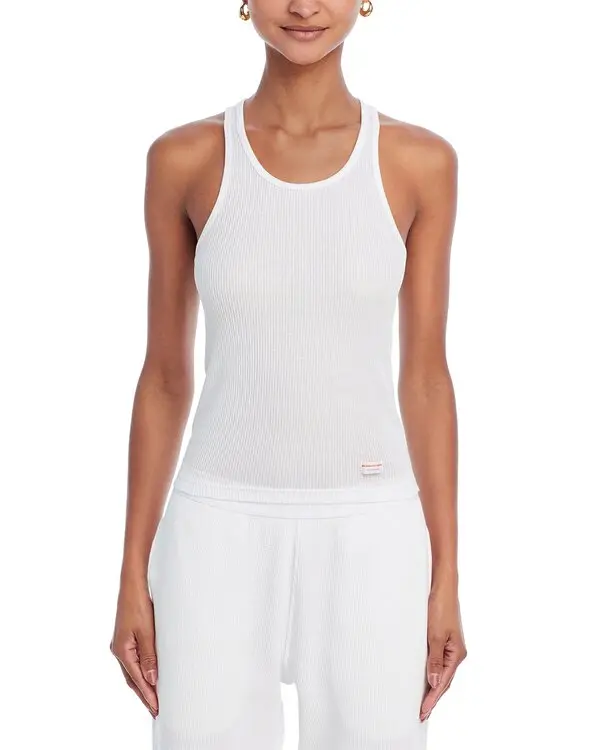 Alexander Wang Ribbed Racerback Tank Top