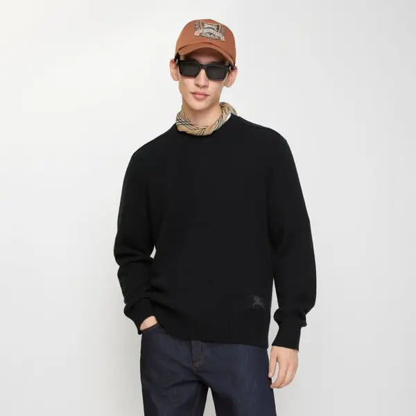 Burberry Cashmere Sweater - Black