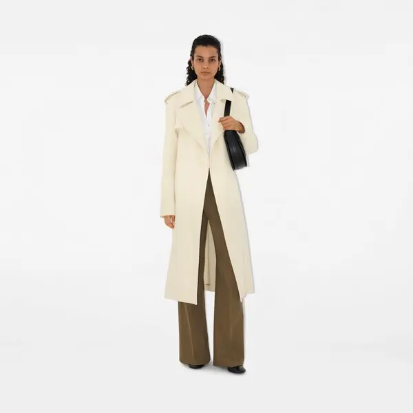 Burberry Cashmere Wrap Coat - Candle