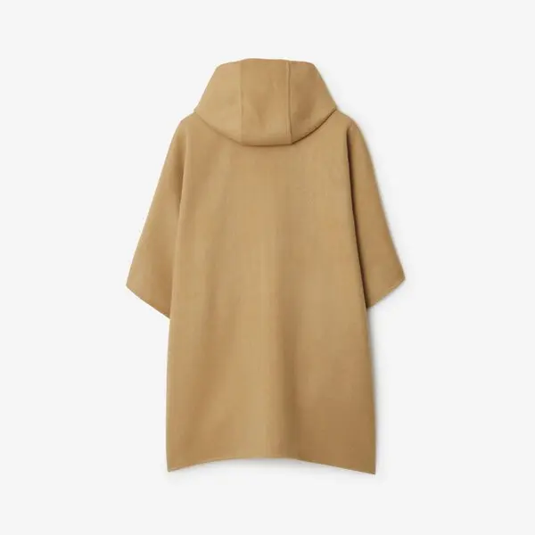Burberry Ekd Cashmere Hooded Cape - Archive Beige