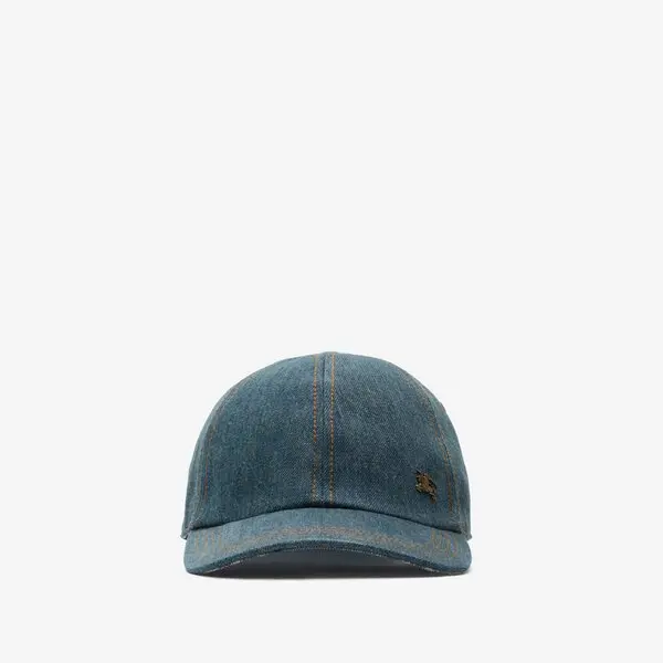 Burberry Denim Baseball Cap - Navy Blue