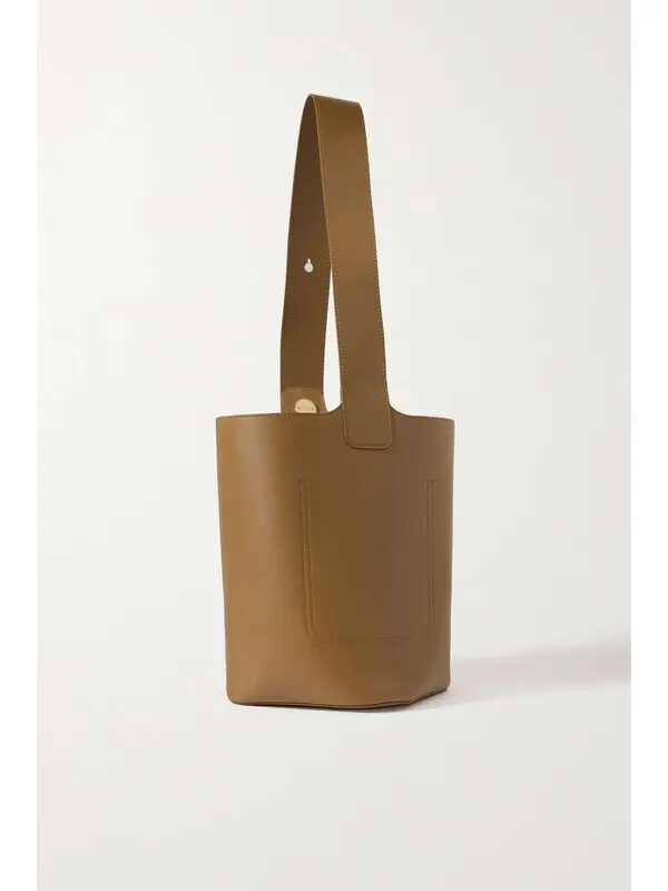 Loewe Pebble Embellished Leather Bucket Bag
