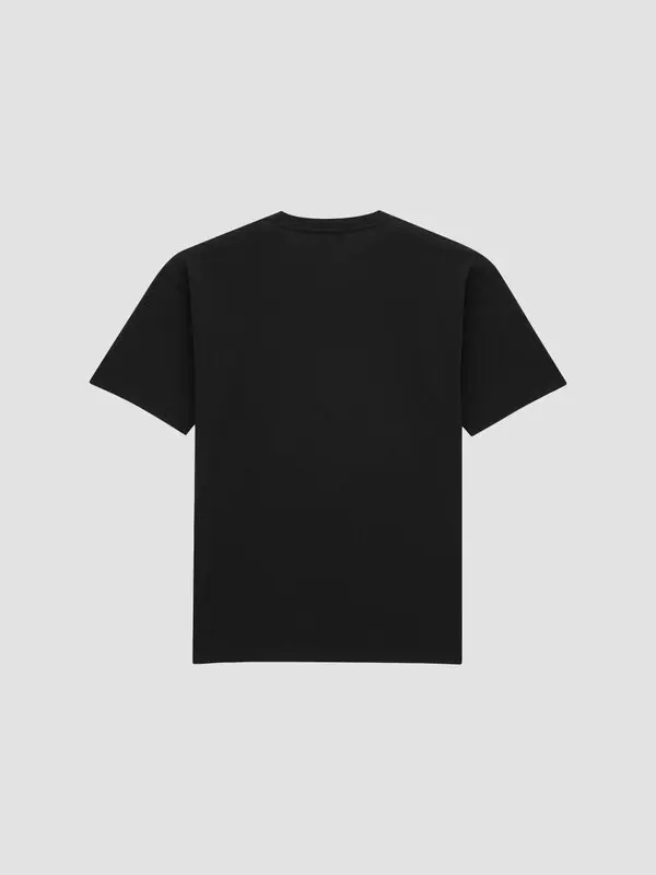 Saint Laurent Cassandre T-shirt In Pique - Black