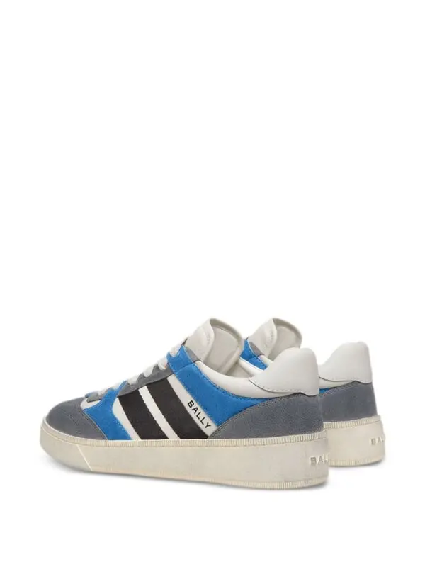 Bally Panelled Suede Sneakers - Grey