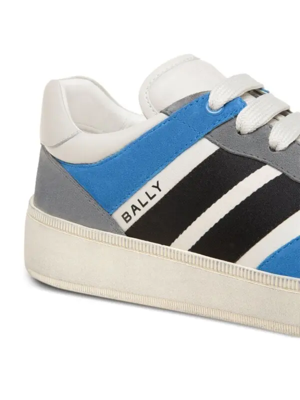 Bally Panelled Suede Sneakers - Grey