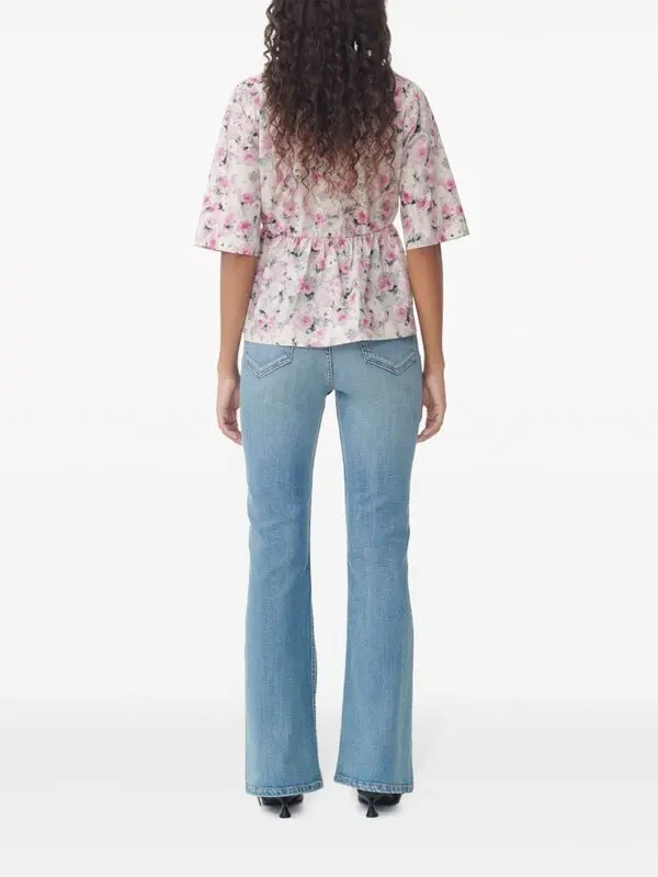GANNI Mid-rise Flared Jeans