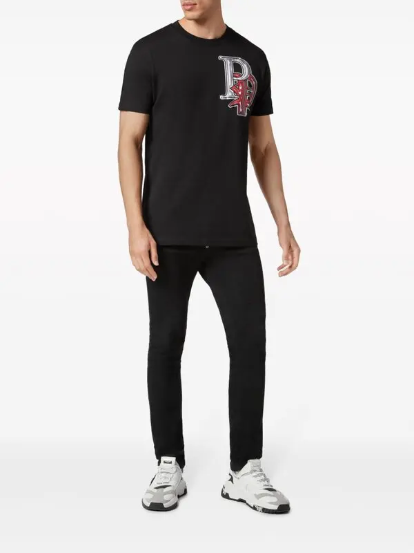 Philipp Plein Gothic Plein Cotton T-shirt