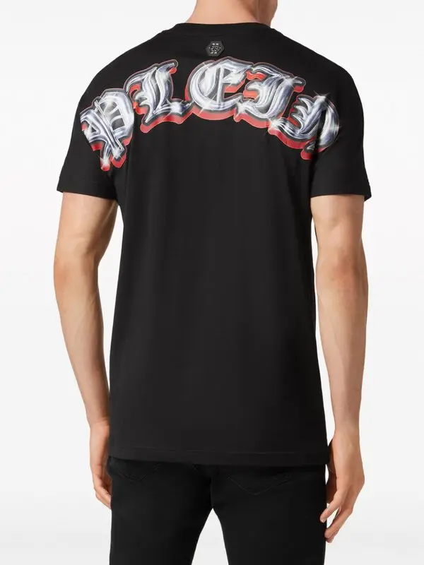 Philipp Plein Gothic Plein Cotton T-shirt