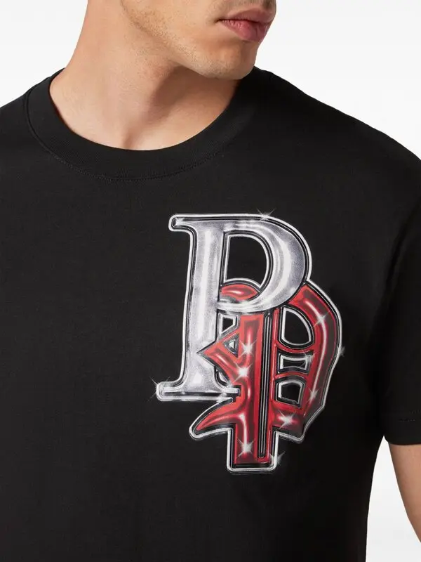 Philipp Plein Gothic Plein Cotton T-shirt
