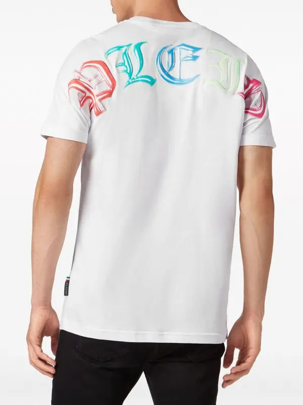 HILIPP PLEIN     Tシャツ Buy Philipp Plein Graphic-print Cotton T-shirt - White At 55% Off