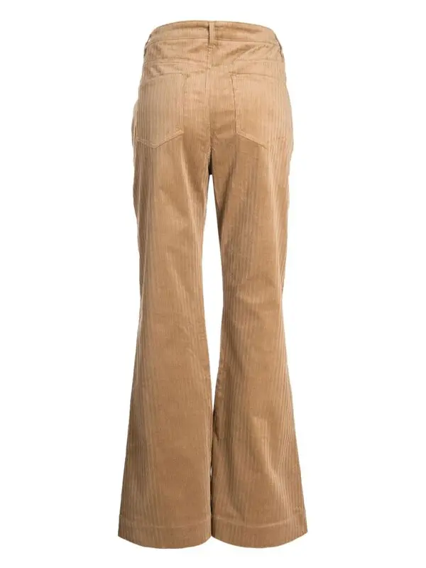 TOUT A COUP Flared Corduroy Trousers