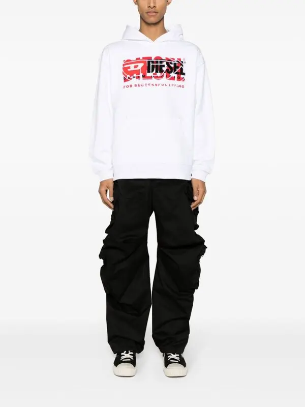 DIESEL® Cotton Jersey Hoodie