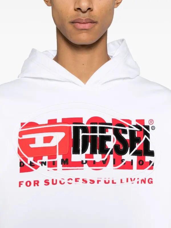 DIESEL® Cotton Jersey Hoodie