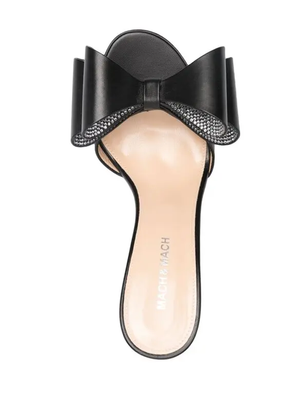 Mach & Mach 95mm Oversized Bow Sandals