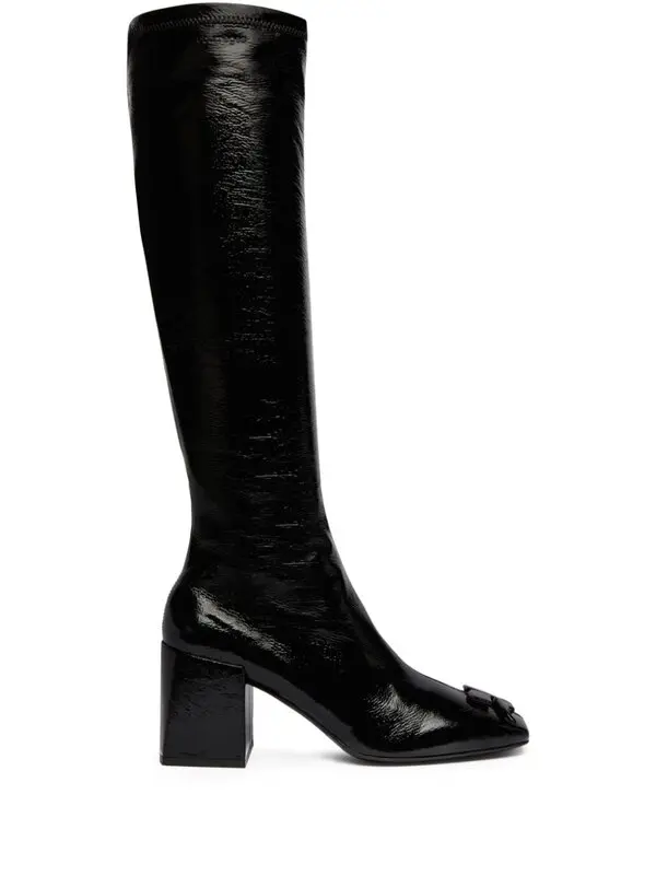 COURREGES Reedition Ac Vinyl Boots - Black