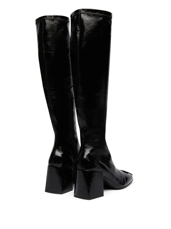COURREGES Reedition Ac Vinyl Boots - Black