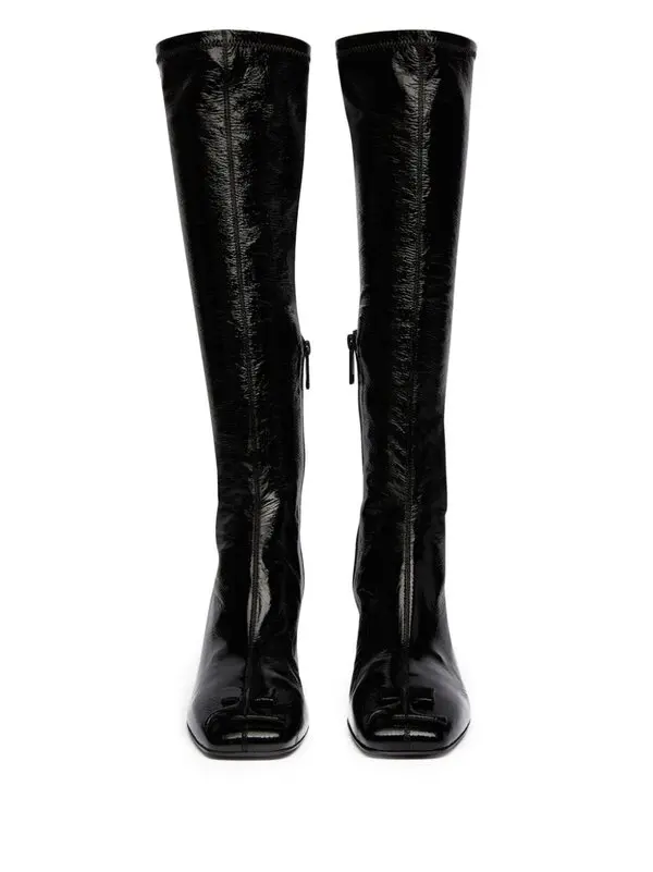 COURREGES Reedition Ac Vinyl Boots - Black