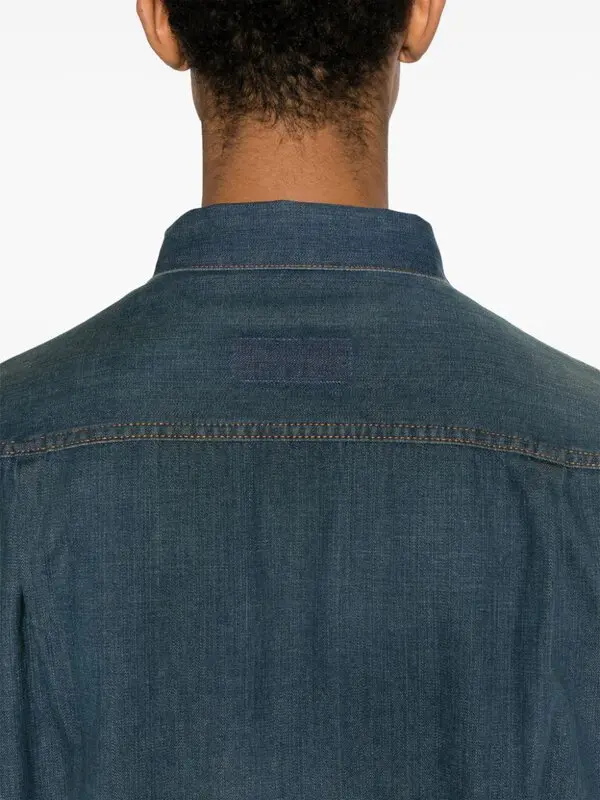 MAISON MARGIELA Pleat-detailing Denim Jacket