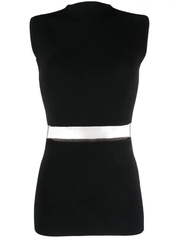 TOTEME High-neck Sleeveless Top