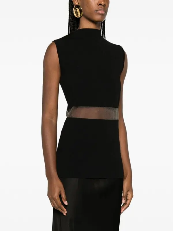 TOTEME High-neck Sleeveless Top