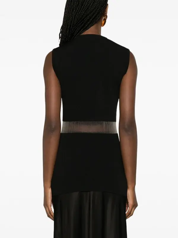 TOTEME High-neck Sleeveless Top