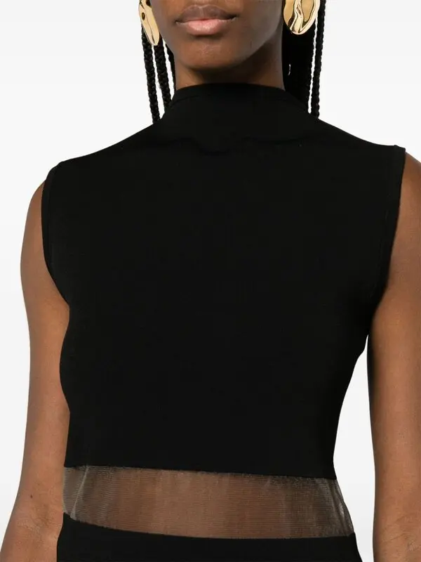 TOTEME High-neck Sleeveless Top