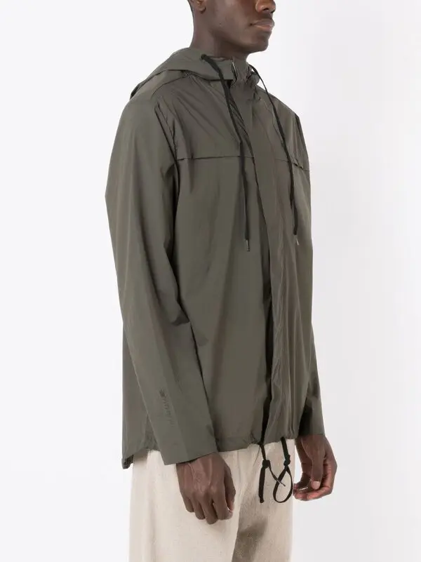OSKLEN Logo-print Drawstring Hood Jacket