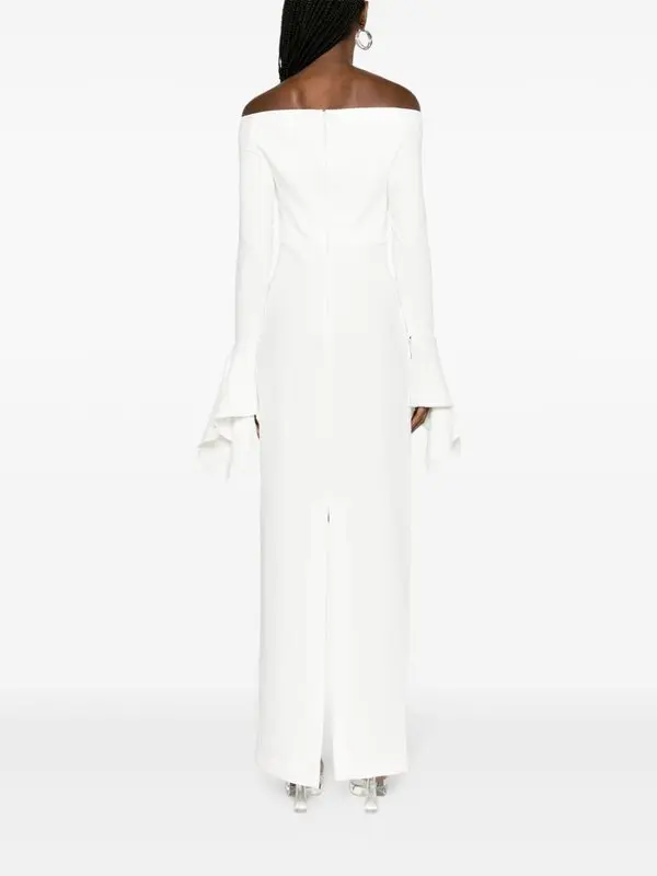 Solace London Amalie Off-shoulder Maxi Dress