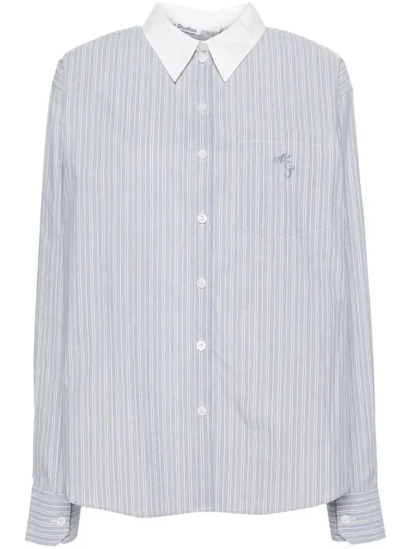 Acne Studios Contrasting-collar Shirt