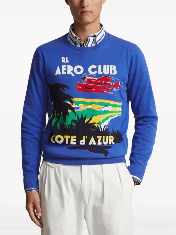 Polo Ralph Lauren Intarsia-knit Cotton Jumper