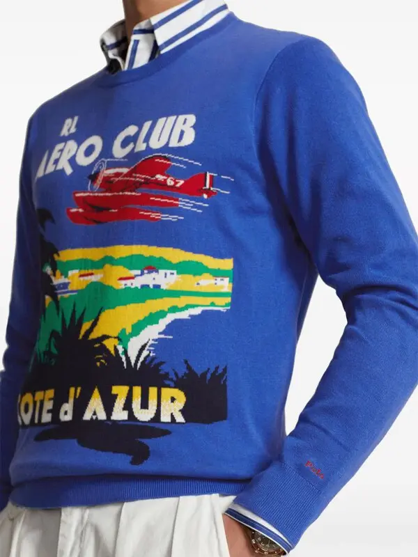 Polo Ralph Lauren Intarsia-knit Cotton Jumper