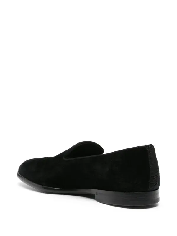 Dolce & Gabbana Velvet Loafers - Black