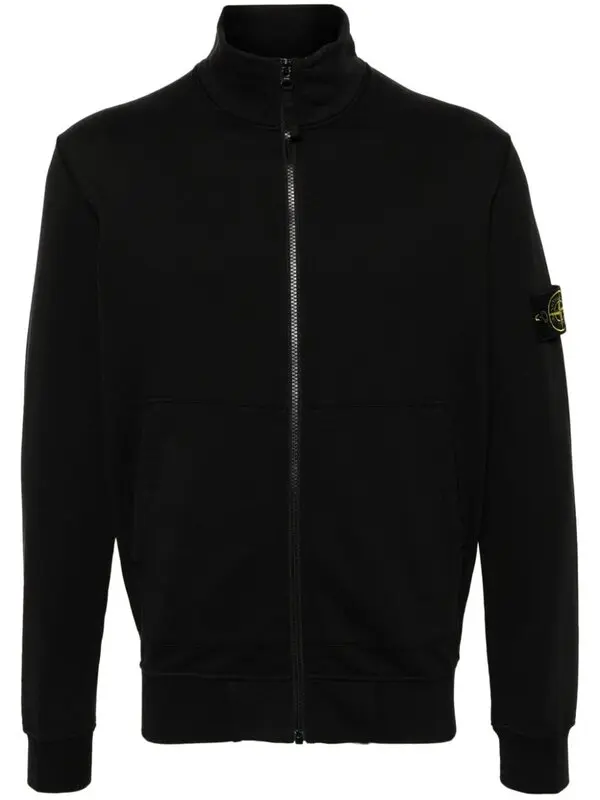 Stone Island Cotton Jersey Cardigan